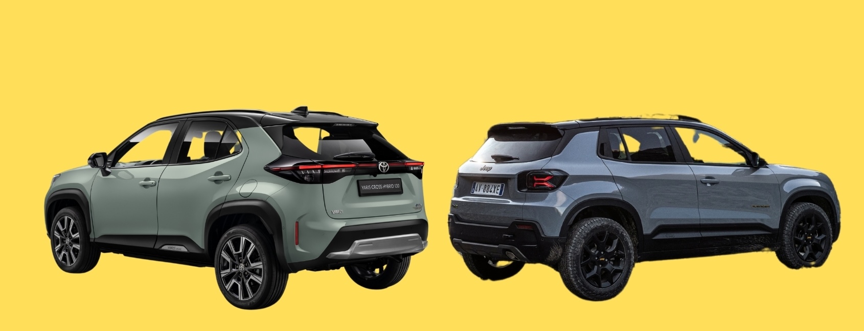 L'A sfida 4x4: Toyota Yaris Cross AWD-i contro Jeep Avenger 4xe - L ...