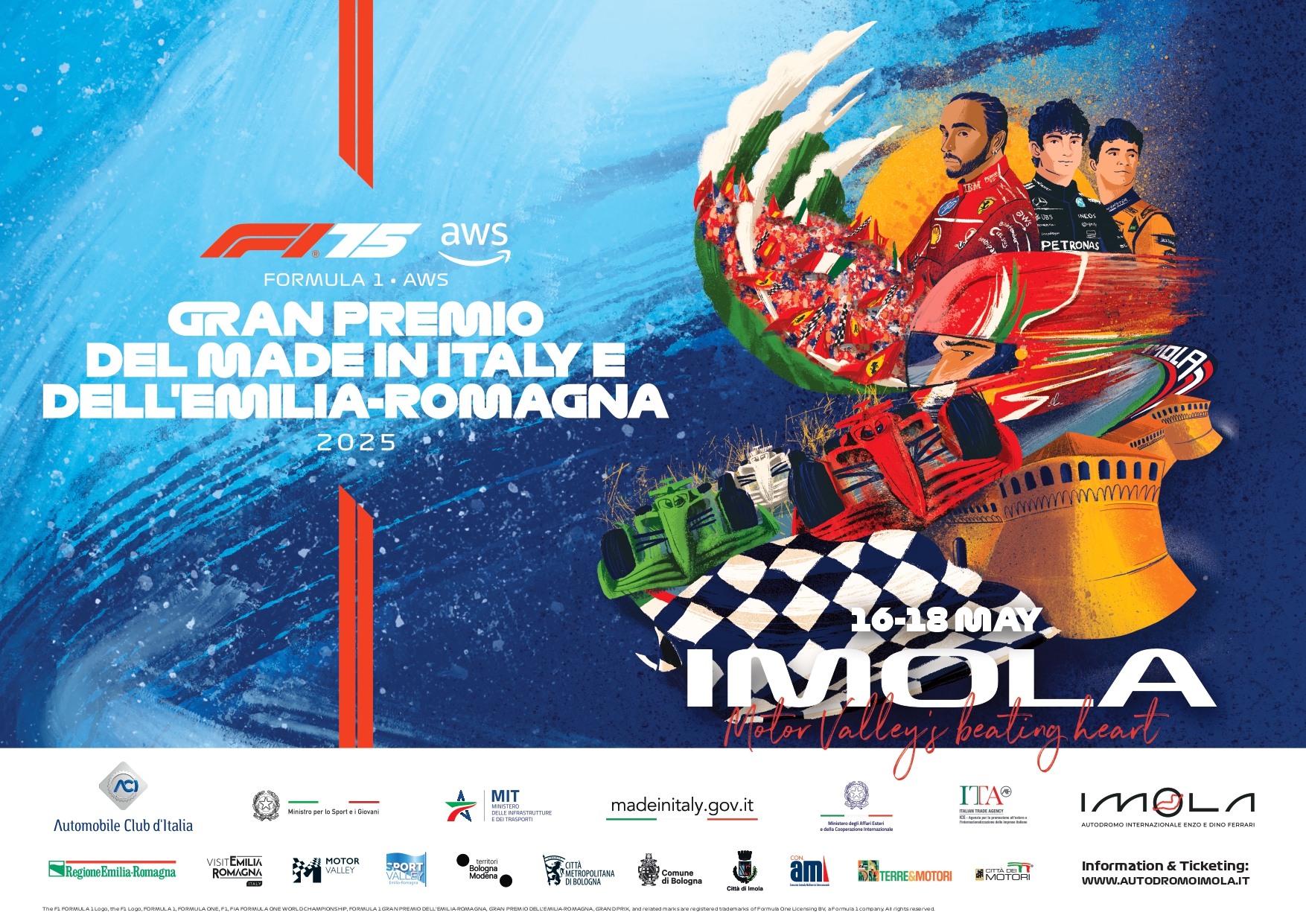 Formula 1: Gp del Made in Italy e dell’Emilia-Romagna 2025, svelato il ...